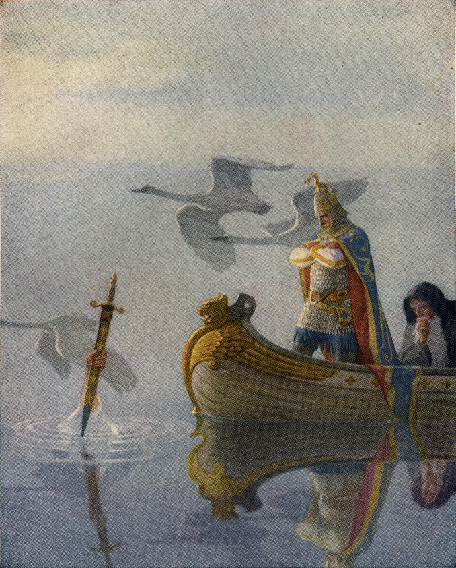 King Arthur, Illustrated by N. C. Wyeth (c. 1882–1945) - The Historian ...