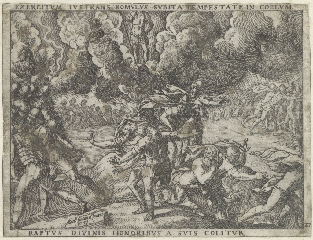 The Ascension Of Romulus, By Giovanni Battista Fontana (c. 1524-1587 ...