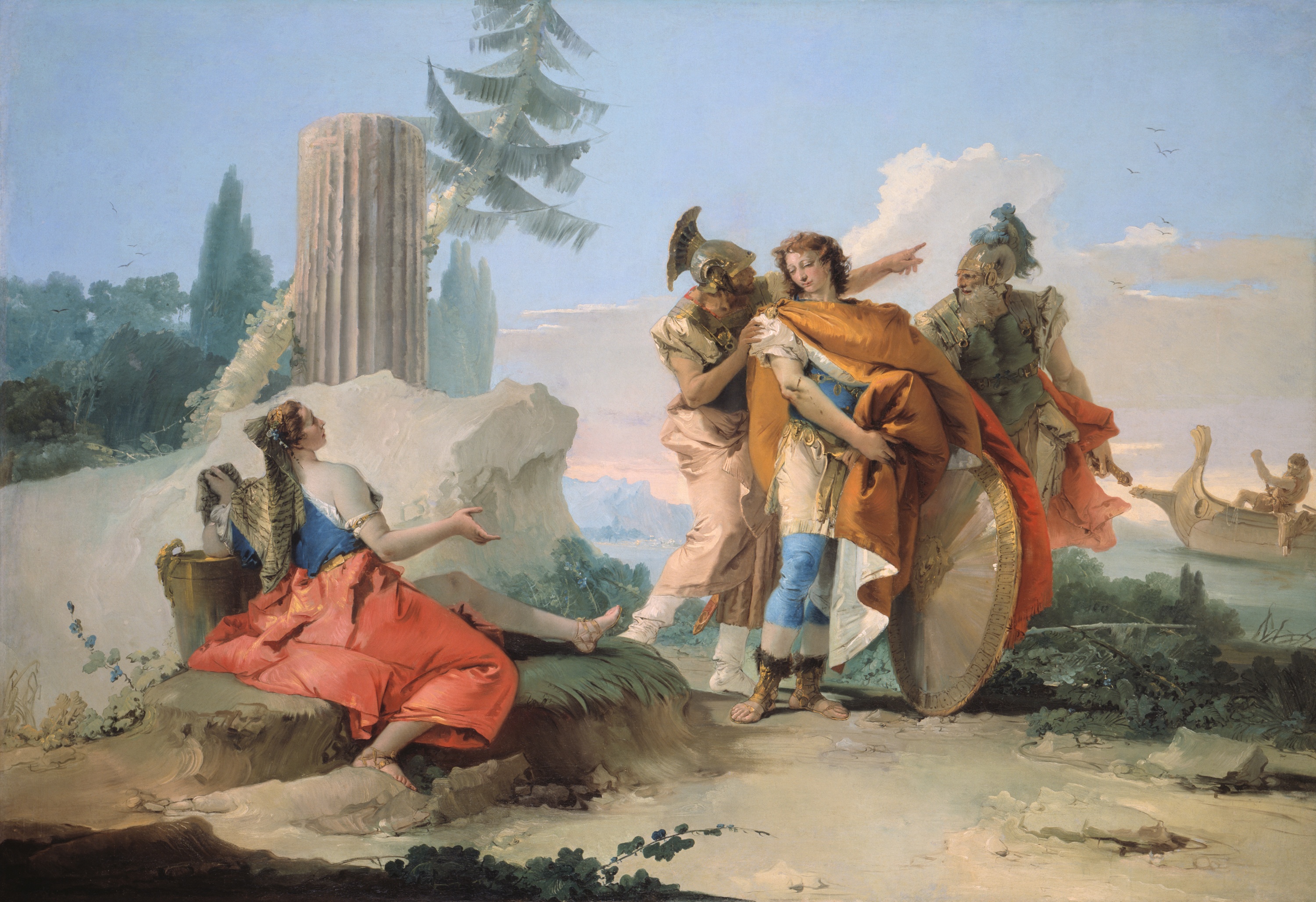Armida Abandoned By Rinaldo, painted by Giovanni Battista Tiepolo (c ...
