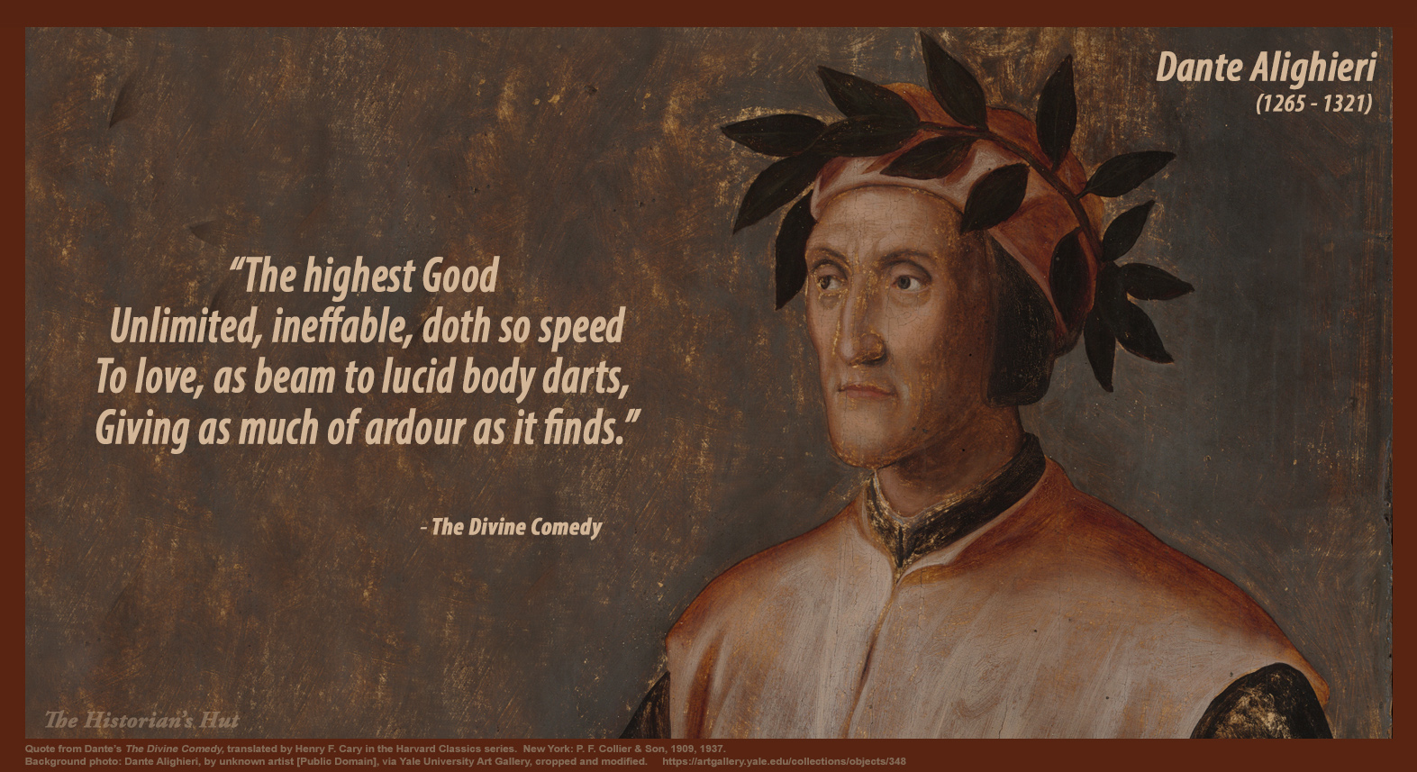 Dante Alighieri - The Historian's Hut