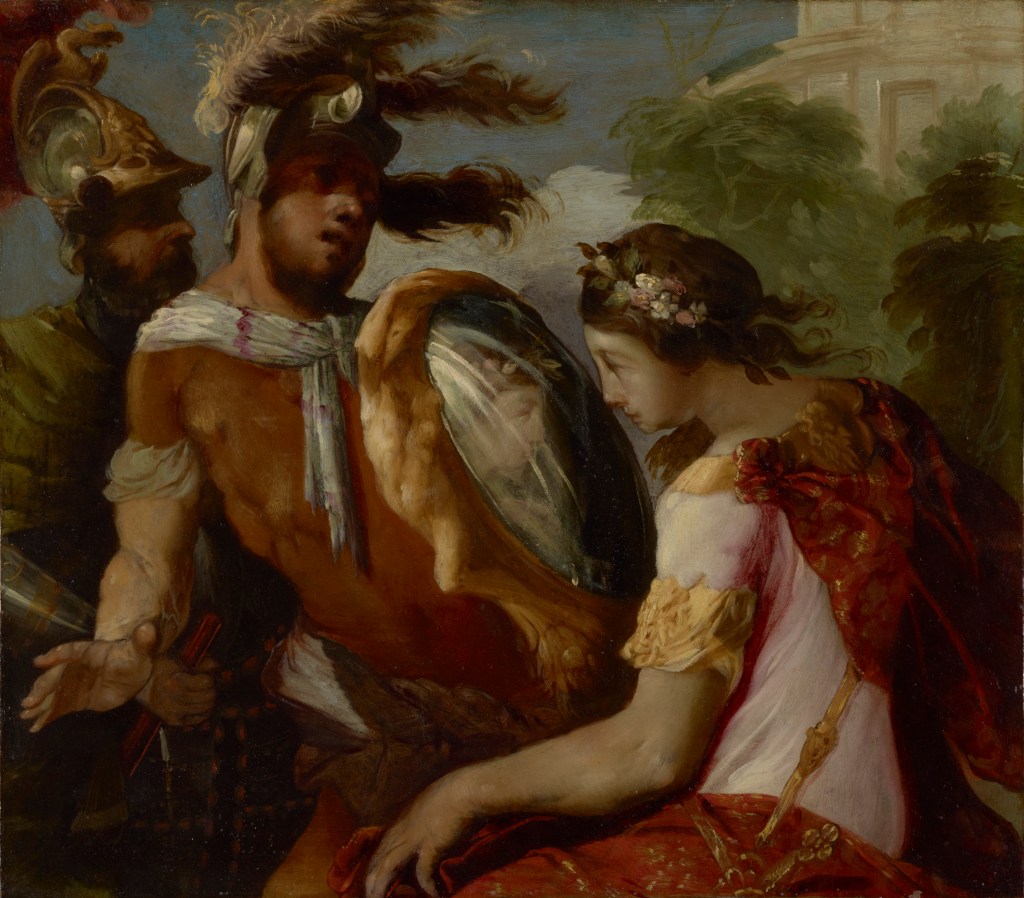 Rinaldo And The Mirror-Shield, Painted By Francesco Maffei (c. 1605 ...