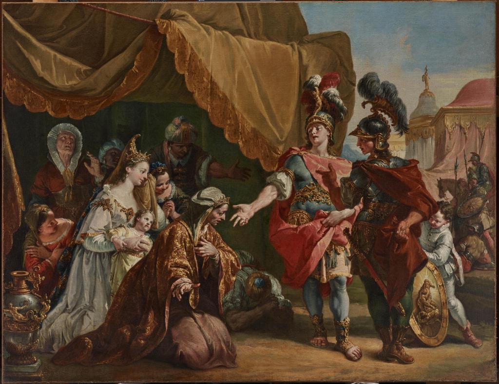 Family Of Darius Before Alexander, Painted By Francesco Salvator ...