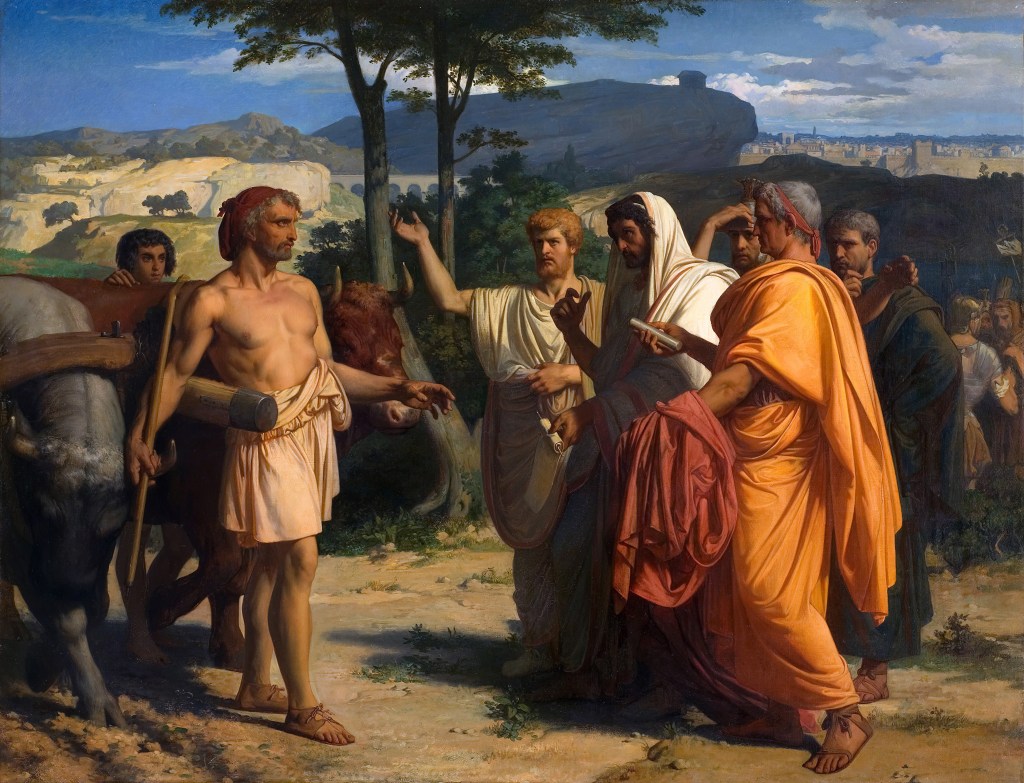 Cincinnatus Receiving The Ambassadors From Rome, by Alexandre Cabanel ...