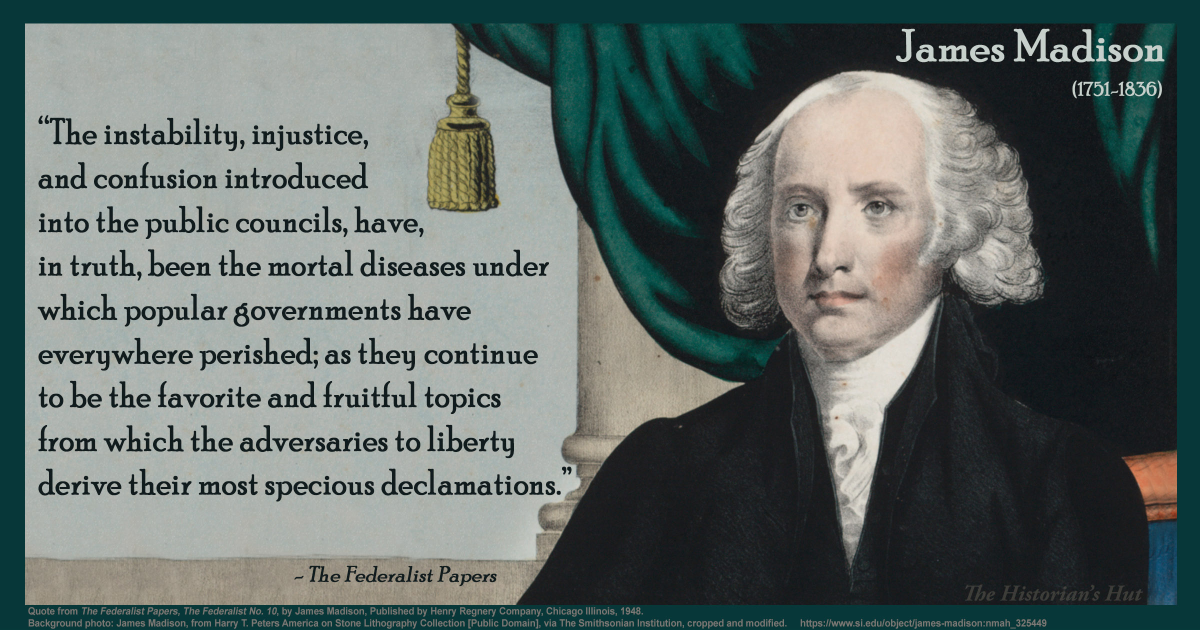 James Madison - The Historian's Hut