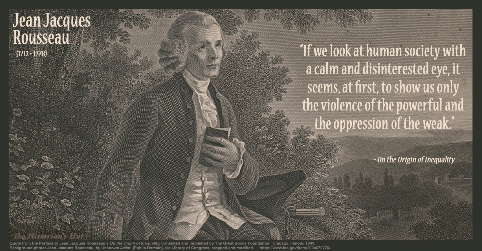 Jean-Jacques Rousseau - The Historian's Hut